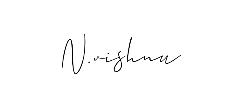 80+ N.vishnu Name Signature Style Ideas | New Electronic Sign