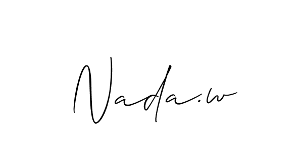79+ Nada.w Name Signature Style Ideas | Super Online Signature