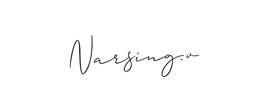 77+ Narsing.v Name Signature Style Ideas | Perfect Name Signature