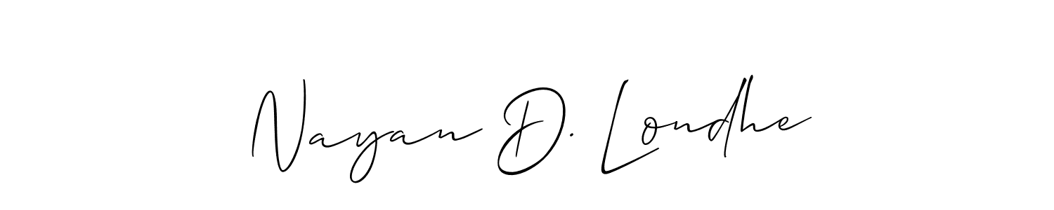 100+ Nayan D. Londhe Name Signature Style Ideas | Professional Online ...
