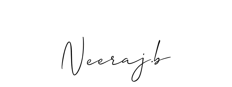 70+ Neeraj.b Name Signature Style Ideas | Good Online Signature