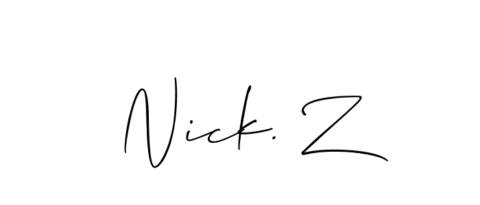 86+ Nick. Z Name Signature Style Ideas | Special Electronic Sign