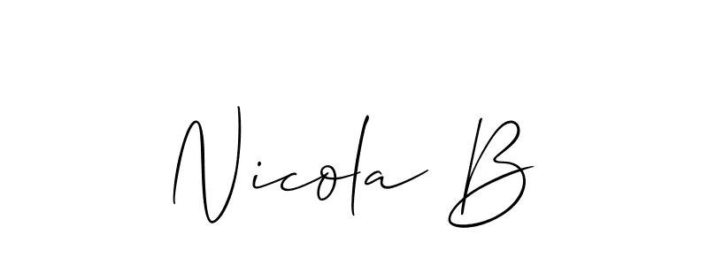 78+ Nicola B Name Signature Style Ideas | Fine Digital Signature