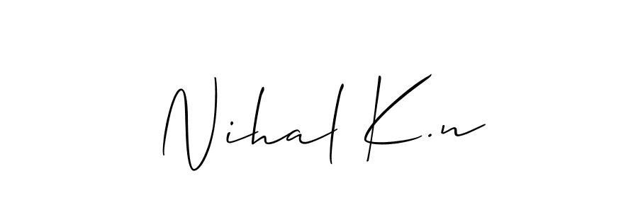 92+ Nihal K.n Name Signature Style Ideas | Superb E-Sign