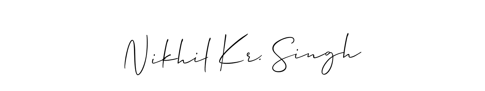 84+ Nikhil Kr. Singh Name Signature Style Ideas | Wonderful Name Signature