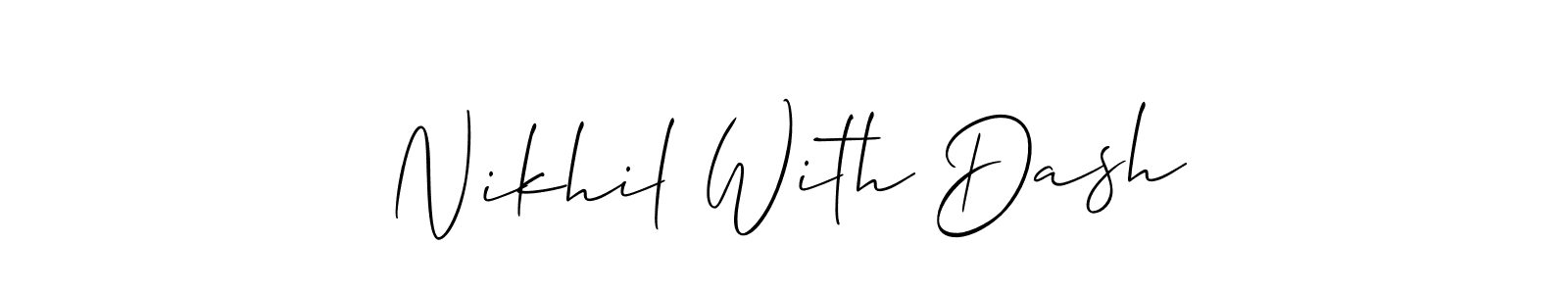 73+ Nikhil With Dash Name Signature Style Ideas | Latest eSignature