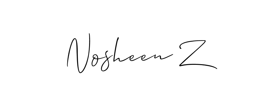 96+ Nosheen Z Name Signature Style Ideas | Exclusive E-Signature