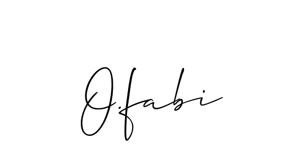 99+ O.fabi Name Signature Style Ideas | Professional Name Signature