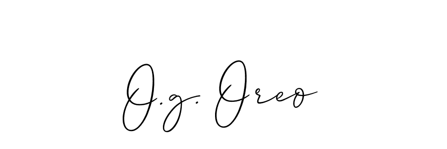 87+ O.g. Oreo Name Signature Style Ideas | Superb Electronic Sign