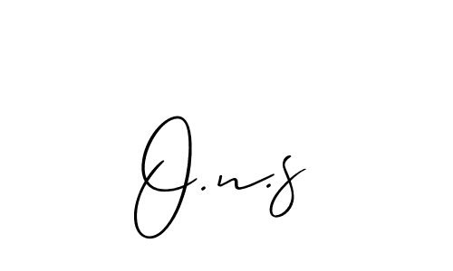 86+ O.n.s Name Signature Style Ideas | Special Autograph
