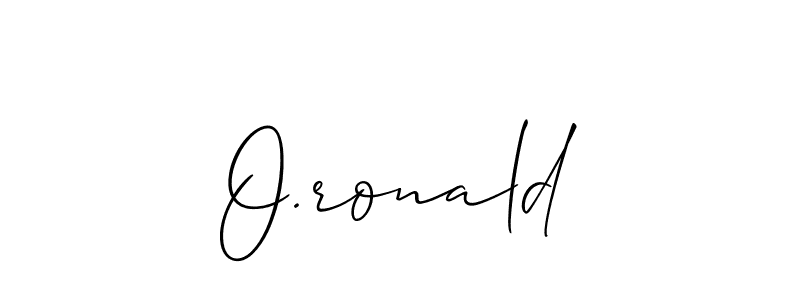 95+ O.ronald Name Signature Style Ideas | Latest Electronic Sign