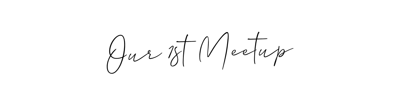 92+ Our 1st Meetup Name Signature Style Ideas | Ideal eSignature