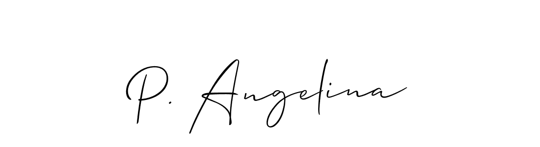 71+ P. Angelina Name Signature Style Ideas | Fine Online Signature