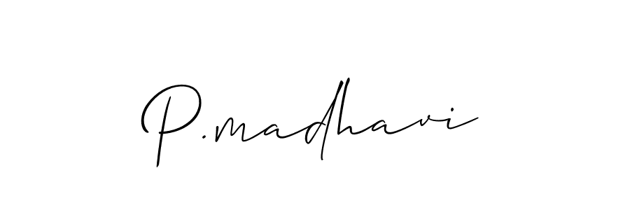 93+ P.madhavi Name Signature Style Ideas | Special Name Signature