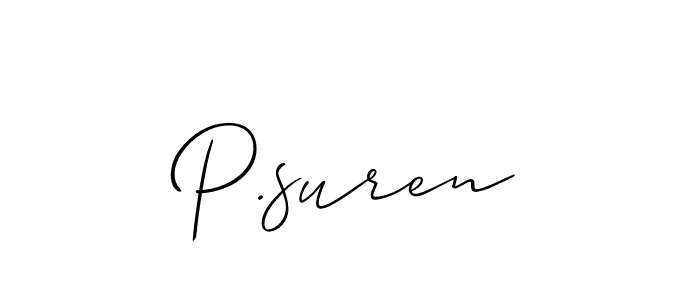 80+ P.suren Name Signature Style Ideas | Professional Digital Signature
