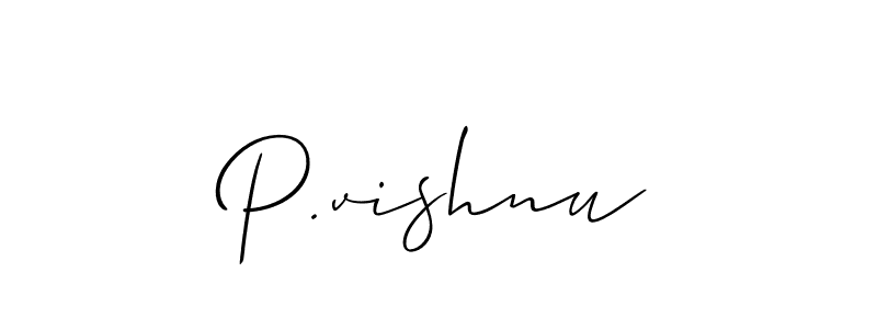 70+ P.vishnu Name Signature Style Ideas | First-Class Electronic Signatures
