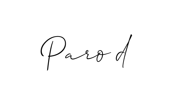 88+ Paro^d Name Signature Style Ideas | Great Name Signature