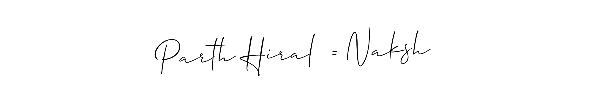74+ Parth Hiral = Naksh Name Signature Style Ideas | Get Digital Signature