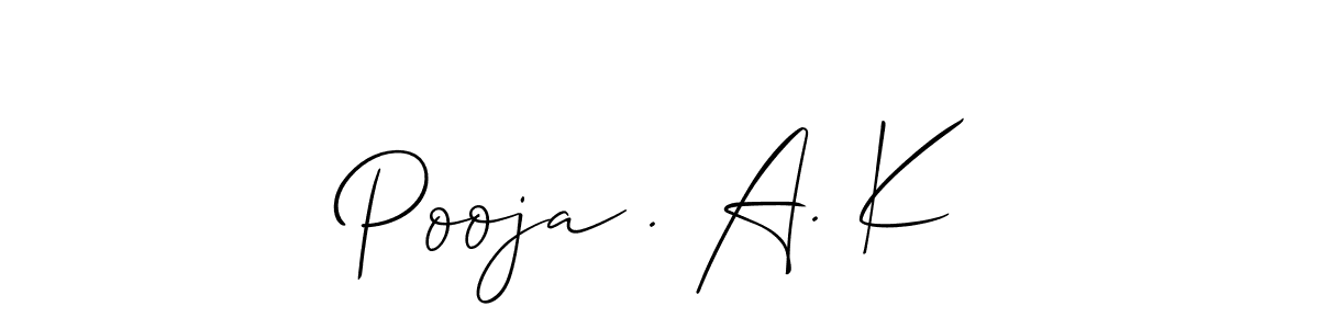 74+ Pooja . A. K Name Signature Style Ideas | Fine eSignature