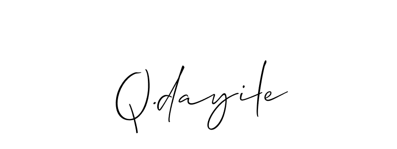 100+ Q.dayile Name Signature Style Ideas | Free Online Signature