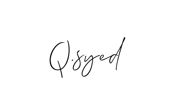 80+ Q.syed Name Signature Style Ideas | Awesome E-Signature