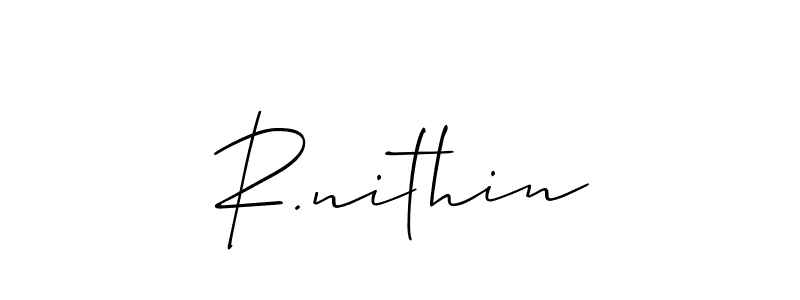 87+ R.nithin Name Signature Style Ideas | Great E-Signature