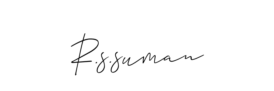 70+ R.s.suman Name Signature Style Ideas | Special Electronic Sign