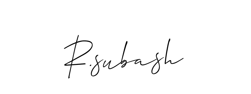 80+ R.subash Name Signature Style Ideas | First-Class E-Sign