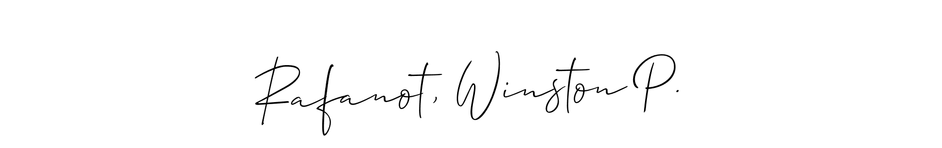 95+ Rafanot, Winston P. Name Signature Style Ideas | Amazing E-Sign