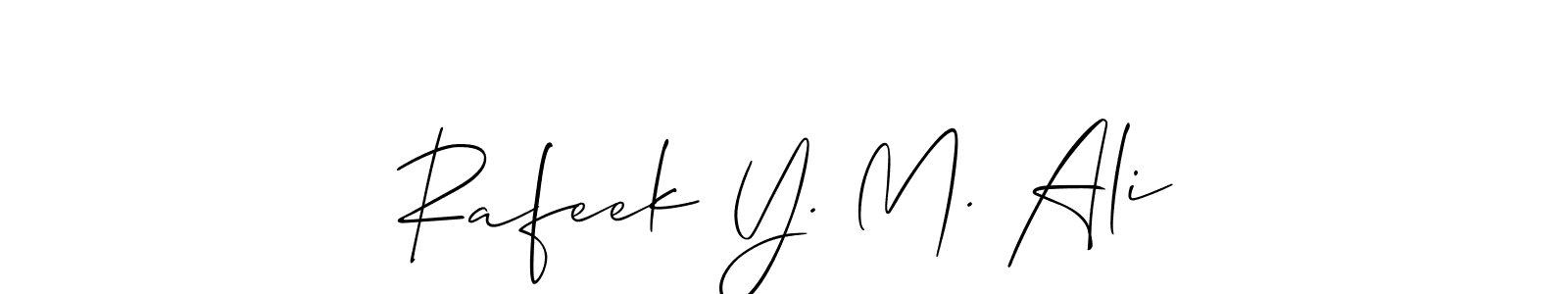 83+ Rafeek Y. M. Ali Name Signature Style Ideas | Unique eSignature