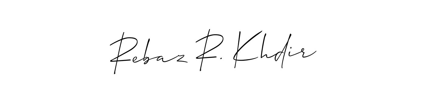 97+ Rebaz R. Khdir Name Signature Style Ideas | Fine Autograph