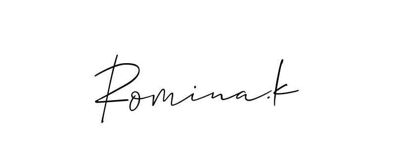 87+ Romina.k Name Signature Style Ideas | Ideal E-Signature