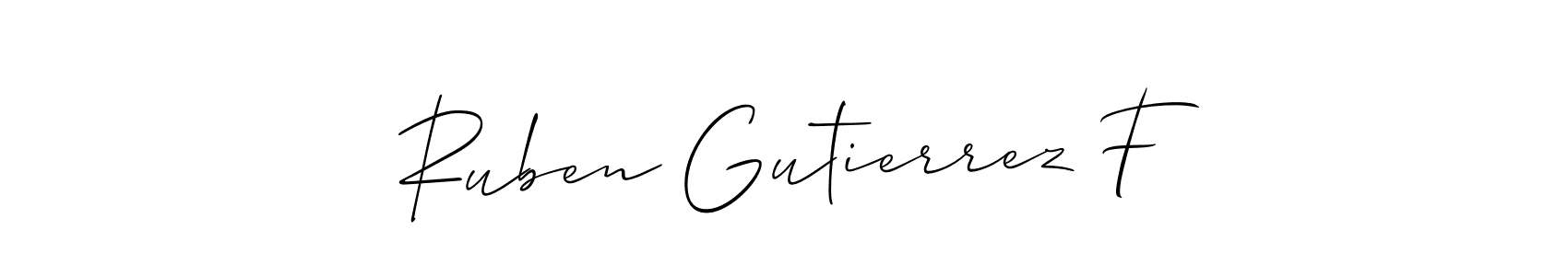 97+ Ruben Gutierrez F Name Signature Style Ideas | Excellent Autograph