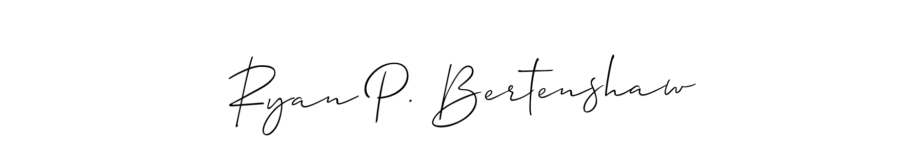93+ Ryan P. Bertenshaw Name Signature Style Ideas | Cool E-Sign