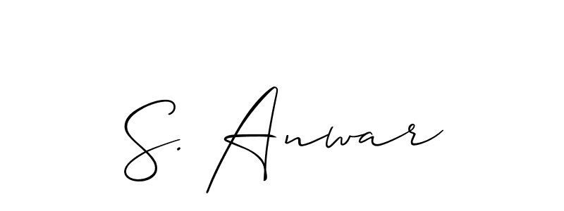 82+ S. Anwar Name Signature Style Ideas | Perfect Online Autograph