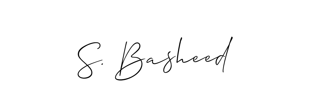 76+ S. Basheed Name Signature Style Ideas | Special Name Signature