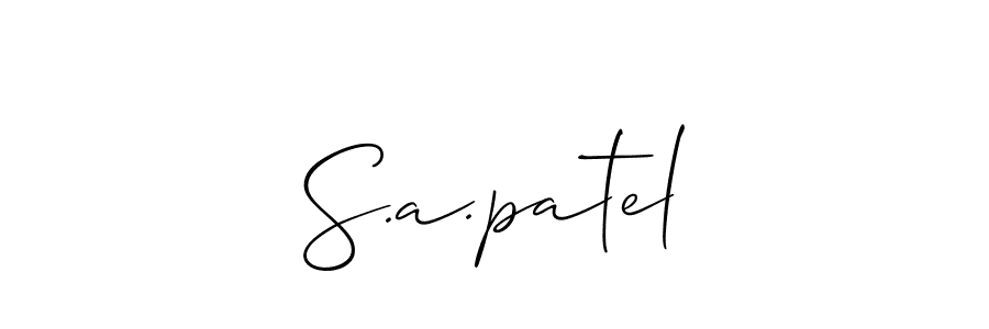 71+ S.a.patel Name Signature Style Ideas | FREE eSignature