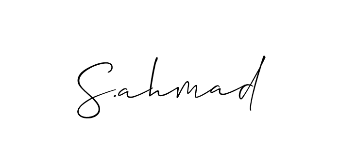 97+ S.ahmad Name Signature Style Ideas | Superb Online Autograph
