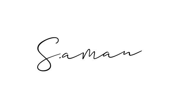 94+ S.aman Name Signature Style Ideas | Great Electronic Sign