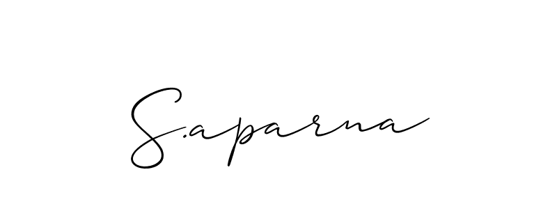 95+ S.aparna Name Signature Style Ideas | Outstanding E-Sign