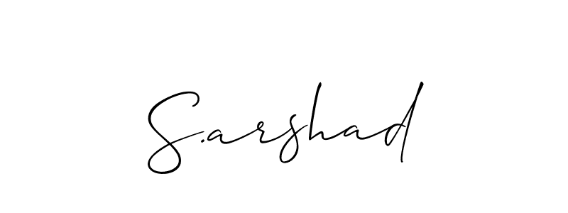 77+ S.arshad Name Signature Style Ideas | Excellent Name Signature