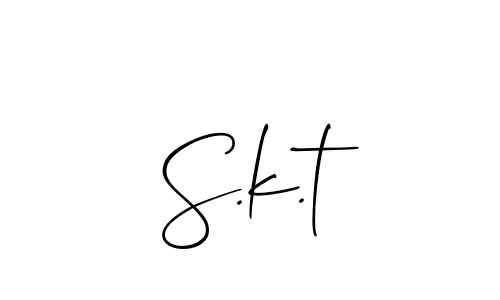 79+ S.k.t Name Signature Style Ideas | Latest Name Signature