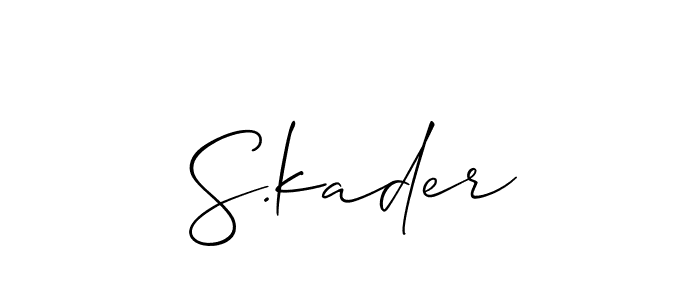 100+ S.kader Name Signature Style Ideas | Wonderful Electronic Sign
