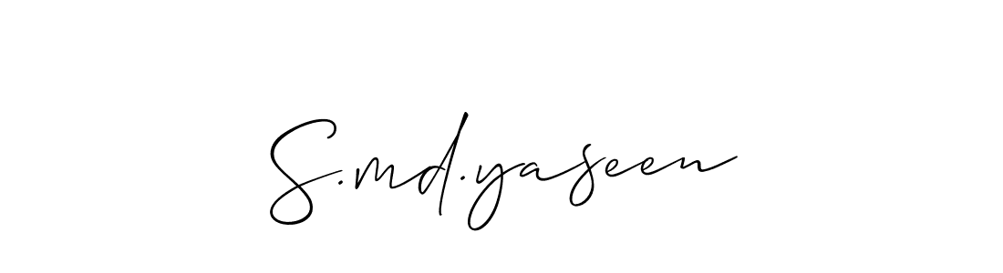 73+ S.md.yaseen Name Signature Style Ideas | Exclusive Autograph