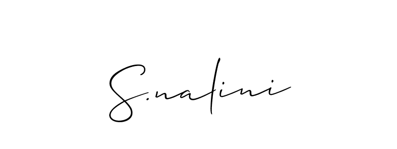 99+ S.nalini Name Signature Style Ideas | Creative E-Signature