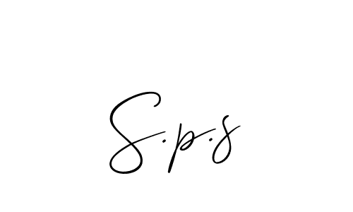 93+ S.p.s Name Signature Style Ideas | Wonderful Online Signature