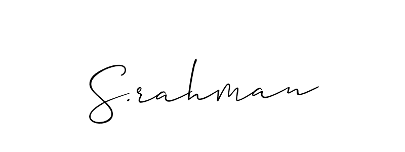 81+ S.rahman Name Signature Style Ideas | Fine Autograph