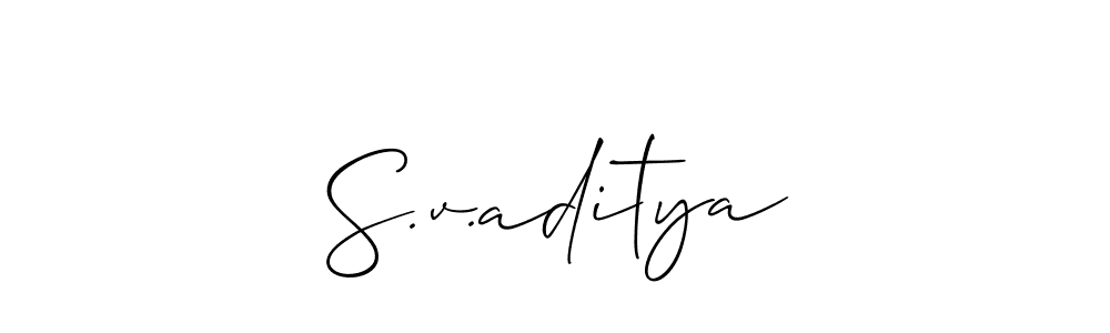 86+ S.v.aditya Name Signature Style Ideas | New Electronic Signatures