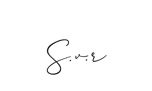 90+ S.v.r Name Signature Style Ideas | Exclusive E-Sign
