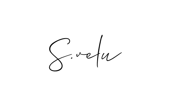 100+ S.velu Name Signature Style Ideas | Super Electronic Sign